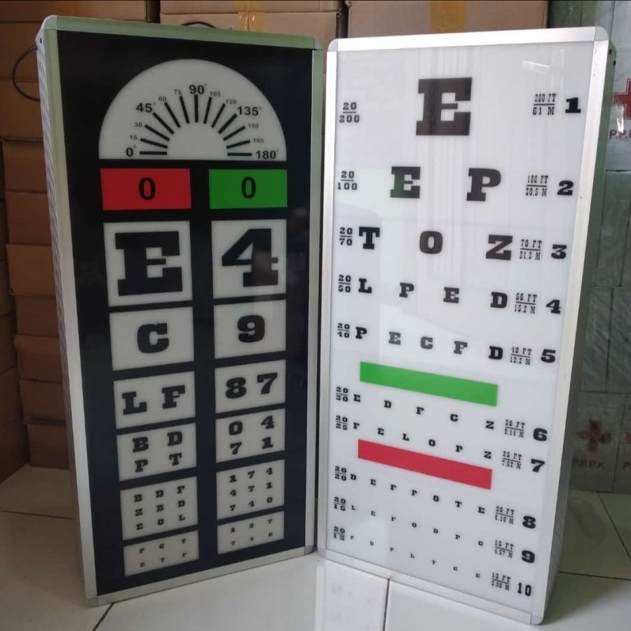 Jual LOKAL - Snellen Chart Elektrik / E - Snelen Cart Elektrik With ...