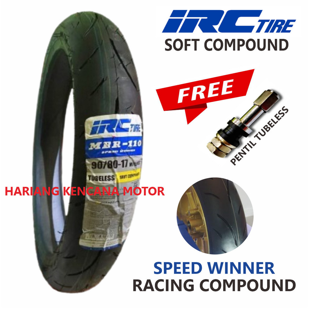Jual IRC MBR 110 90/80-17 Speed Winner Ban Racing Soft Compound ...