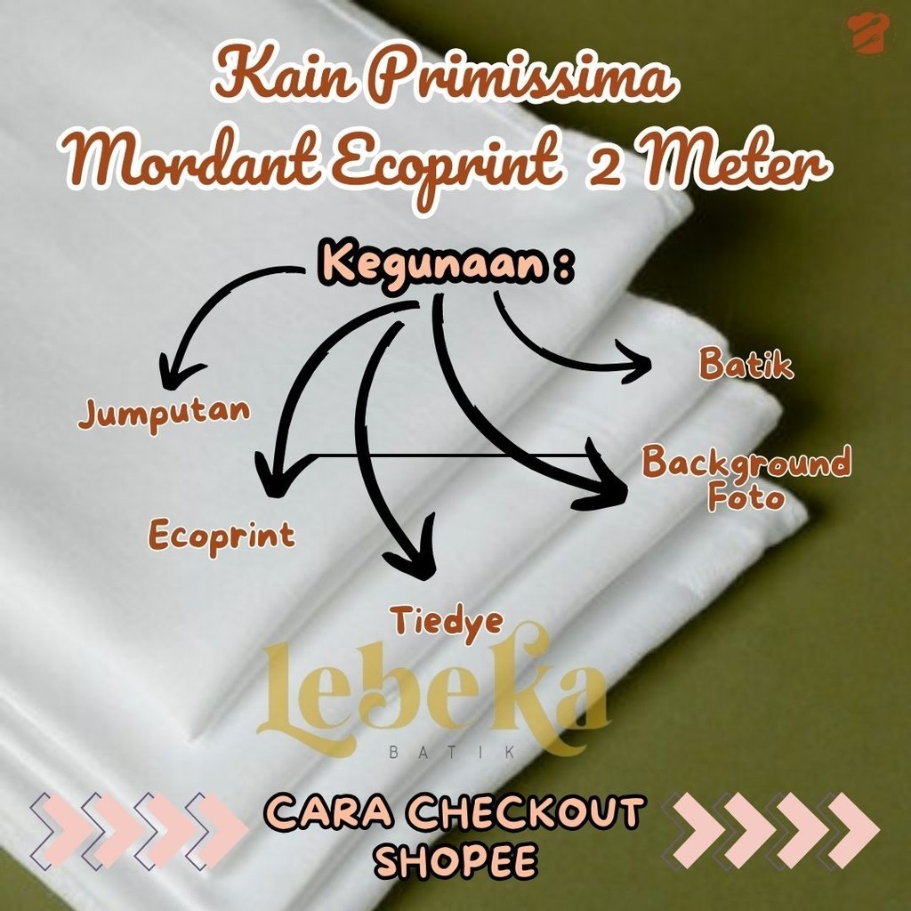Jual Kain Ecoprint Primissima Mordant Mordanting 1meter 2 meter ...