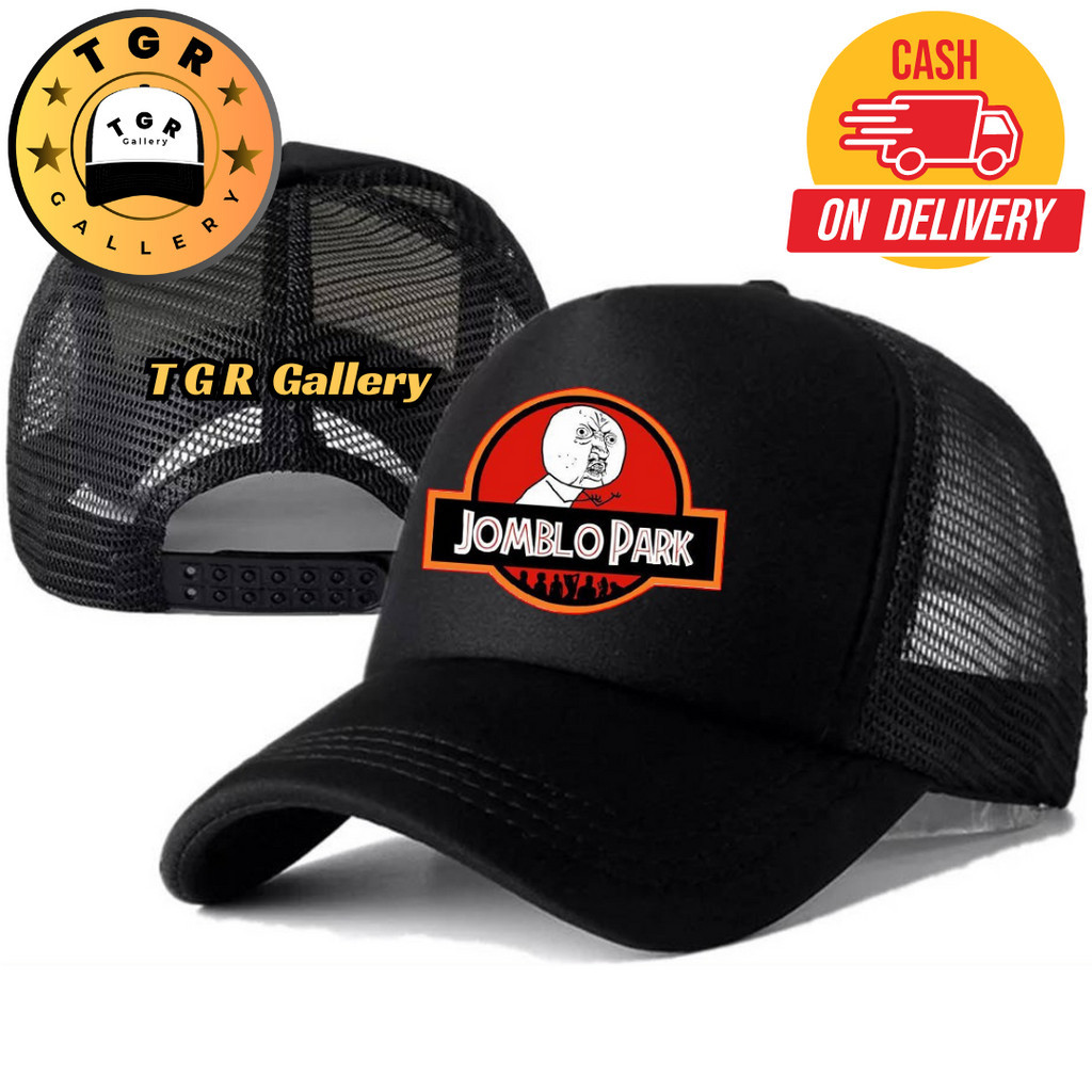 Jual TGR Gallery Topi Trucker JOMBLO PARK - Topi Distro KATA-KATA LUCU ...