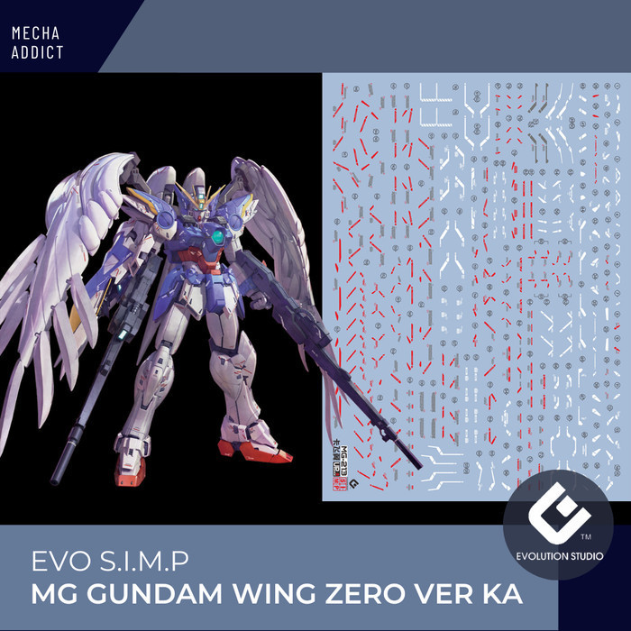 Jual Water Slide Decal MG Gundam Wing Zero Ver Ka by EVO SIMP ...