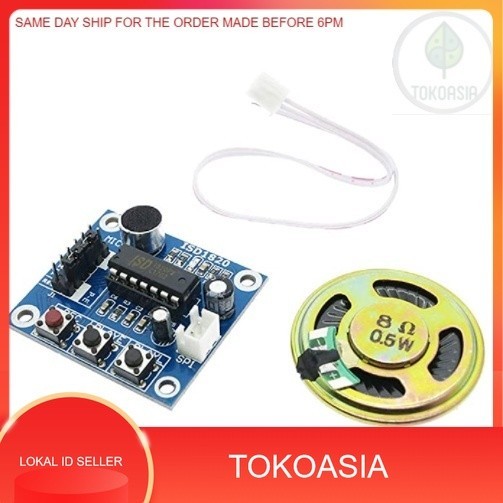 Jual (Local Stock) ISD1820 Sound Voice Recording Playback Module ...