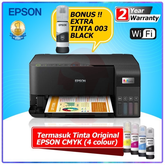 Jual FLASH SALE Printer Epson L3250 All in One Printer Wireless | Shopee Indonesia