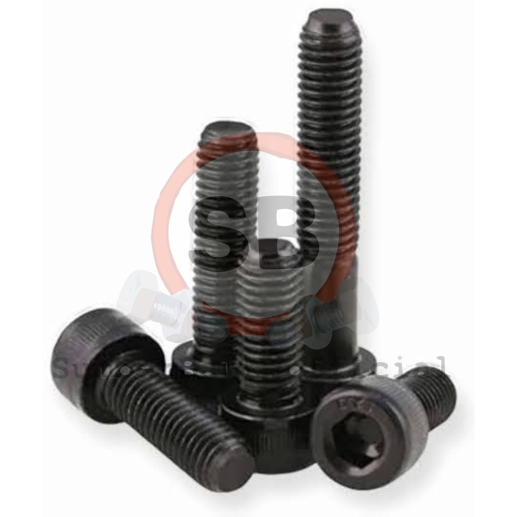 Jual M8x40 Baut L Baja Hitam Socket Head Kunci L 8x40 | Shopee Indonesia