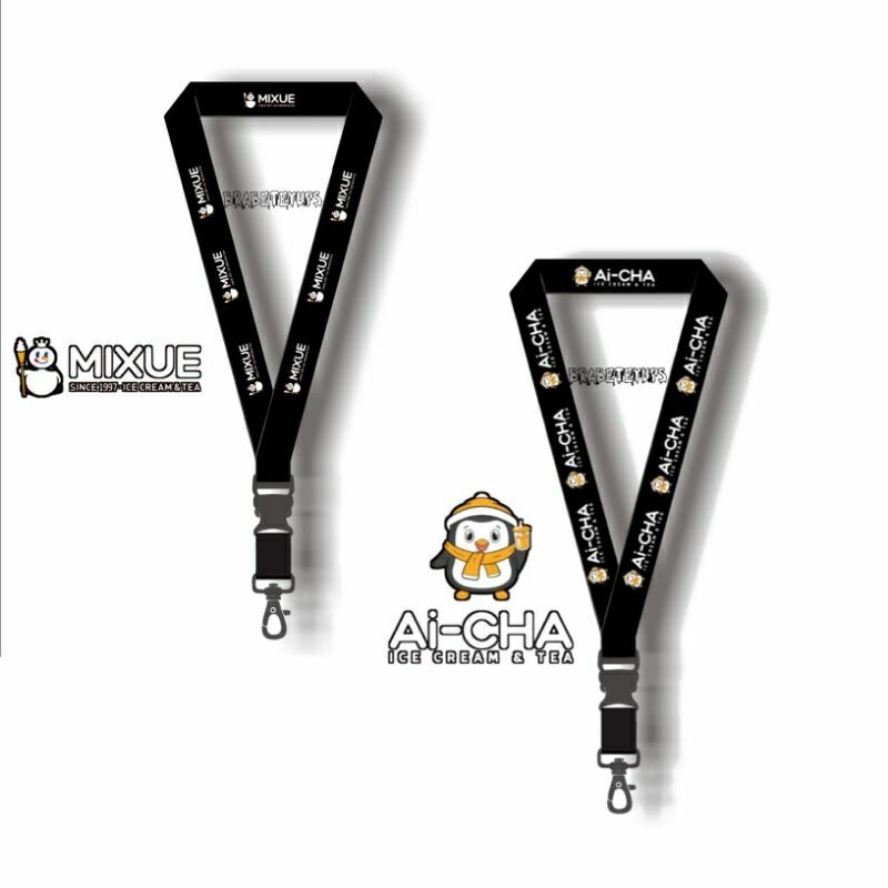 Jual Lanyard MIXUE - Ai-CHA Ice Cream & Tea Tali Lanyard HP Gantungan ...
