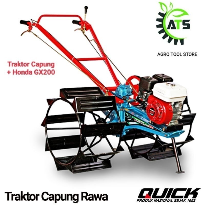 Jual Mesin Traktor Capung Rawa Honda GX200 Siap Pakai Engine GX 200 Bajak Sawah Agro Tool Store ...