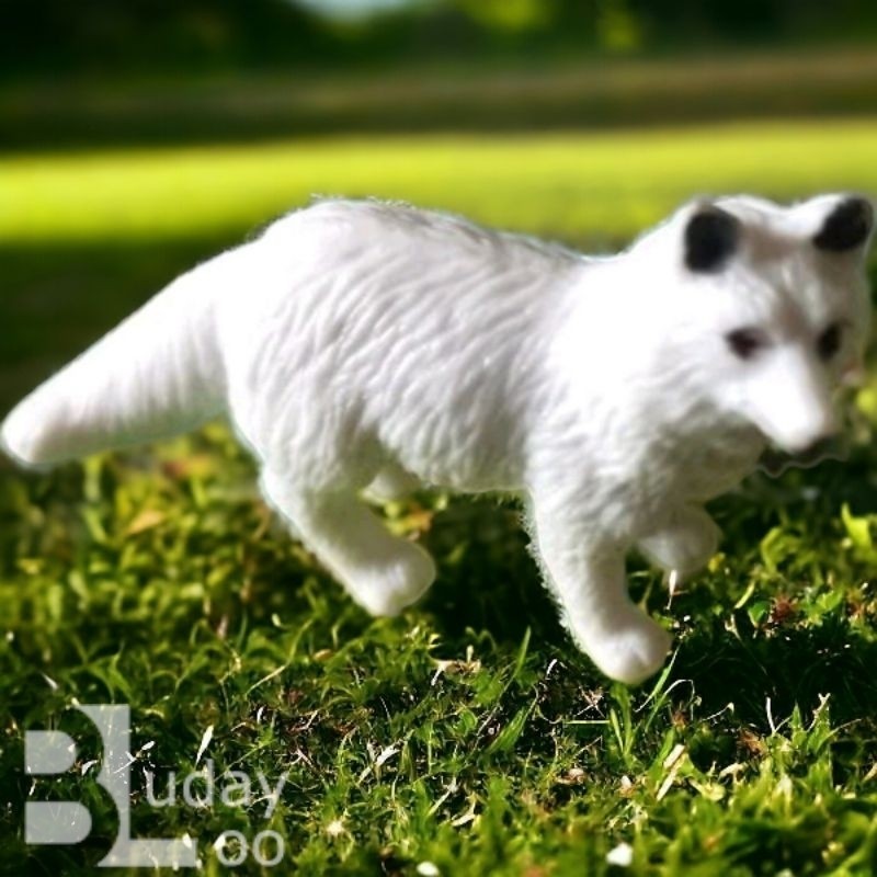 Jual Figure Mainan Binatang Miniatur Hewan Serigala Rubah Fox 5 cm ...