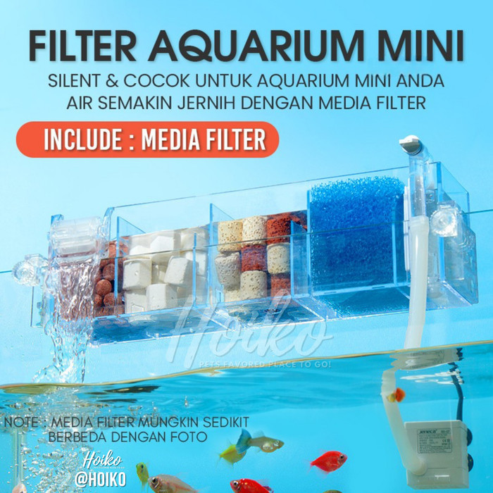 Jual Filter Gantung Akrilik Aquarium External Hanging Hang on Air ...