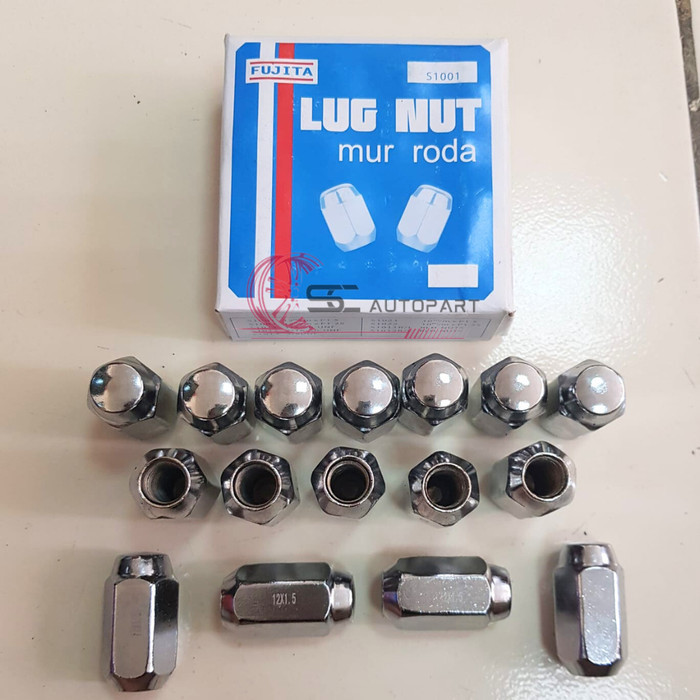 Jual Nut Racing Long-Mur Baut Roda Panjang 12x1,5 Kunci 21 | Shopee ...