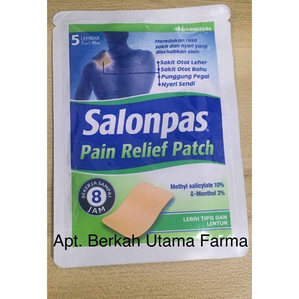 Jual Salonpas Pain Relief Patch isi 5 Lembar | Shopee Indonesia