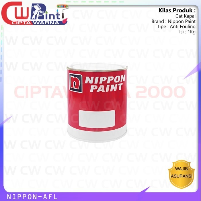Jual Nippon Copper paint Anti Fouling Cat khusus kapal 1 kg - CwTc | Shopee Indonesia
