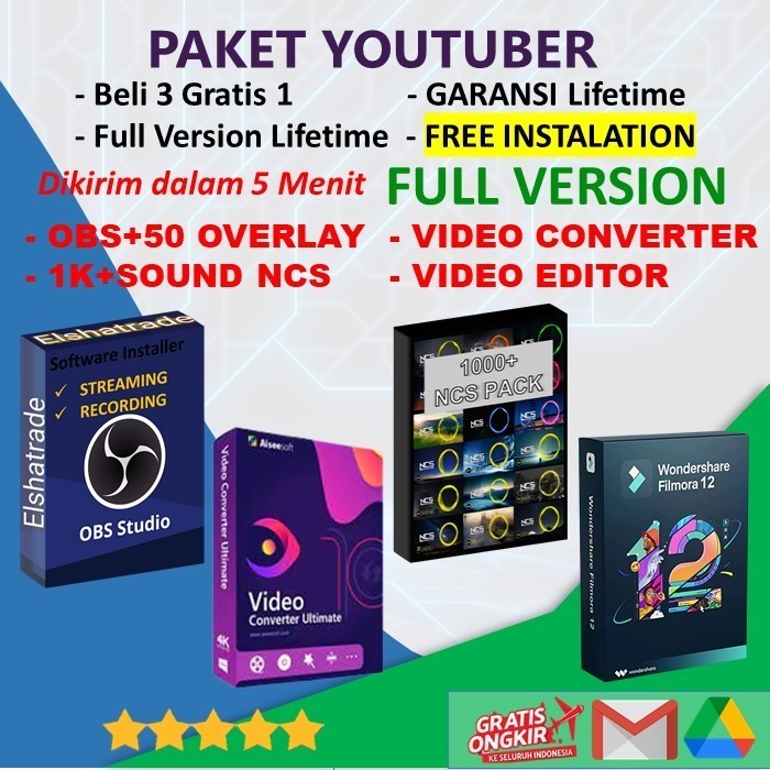 Jual Paket Bundle Aplikasi Apk Youtuber Pemula Lengkap Youtube Edit Video Aplikasi Apk edit ...