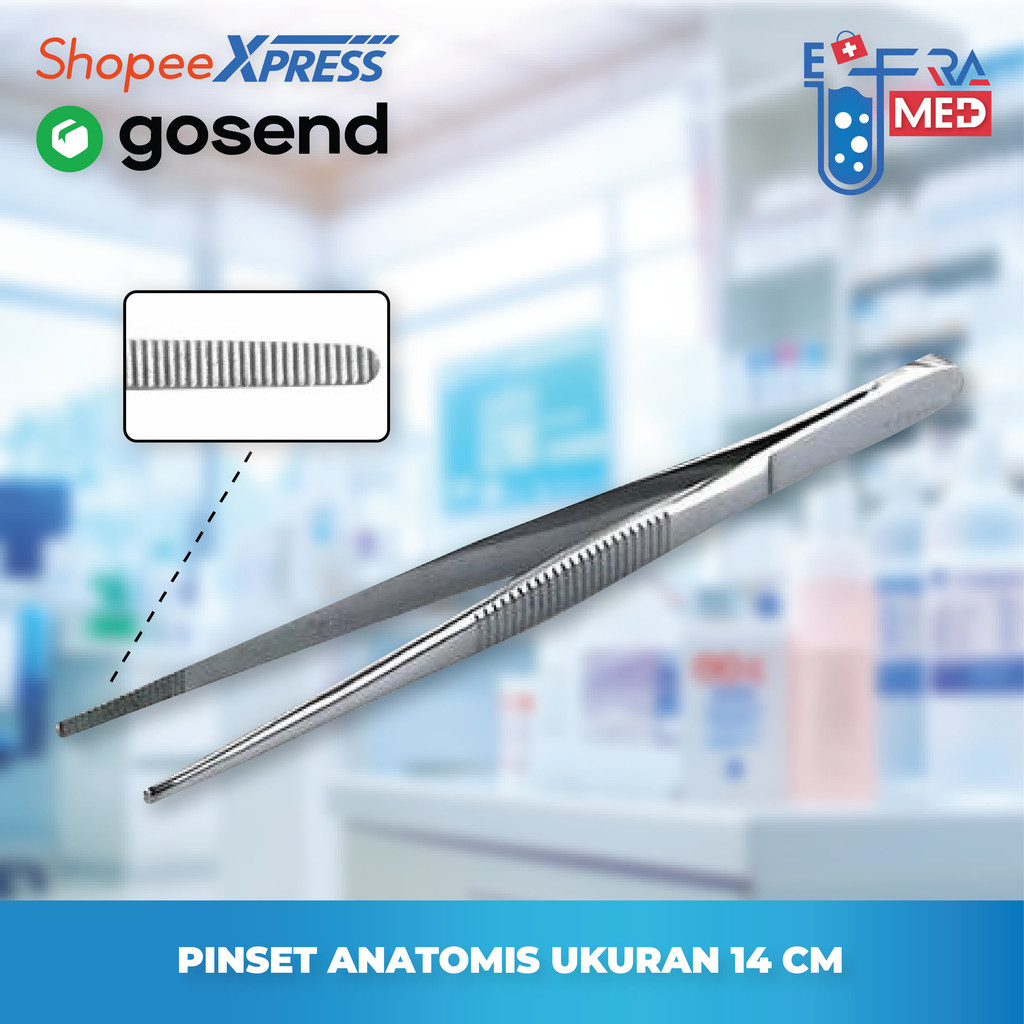 Jual Pinset Anatomis 12,5cm Stainless | Shopee Indonesia