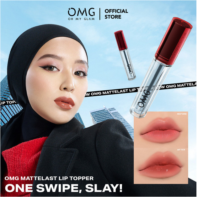 Jual OMG Oh My Glam Matte Kiss Lip Cream 3.5g Lip Cream Matte by WARDAH ...