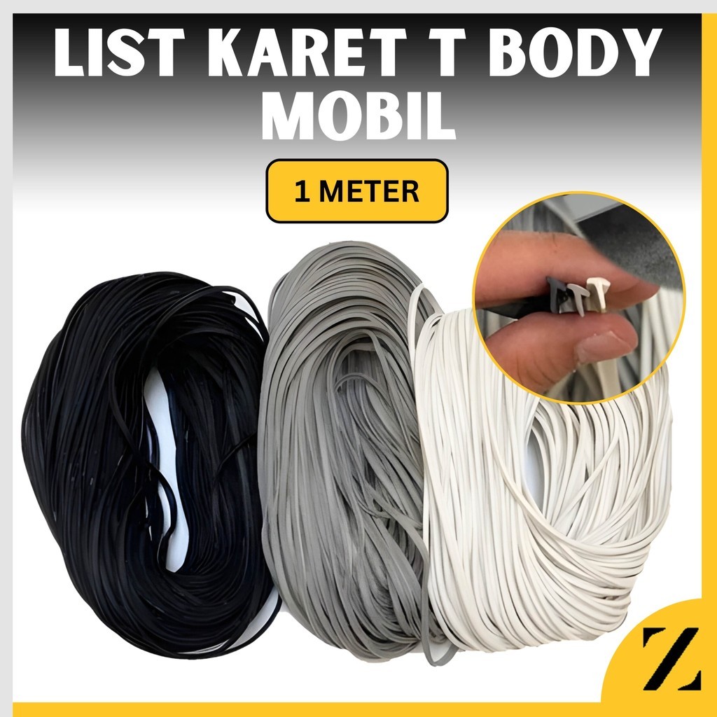 Jual Karet List T Bodykit Fender Spakbor Mobil Body Kit Moulding Hitam ...