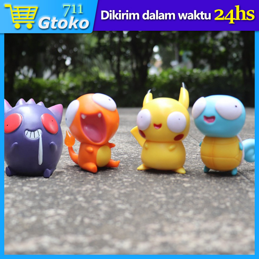 Jual Action Figure Pokemon Big Eye Boneka Lucu Pajangan Dashboard Meja ...