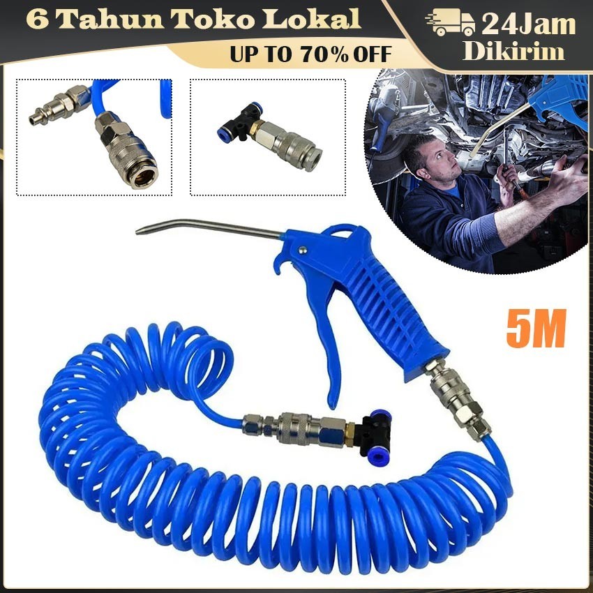 Jual Pistol Duster Udara Set (Air Blow Gun + 5M Hose + Konektor Pump ...