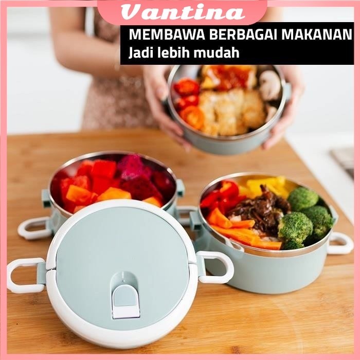 Jual Rantang Lunch Box Stainless 1 susun tahan panas Rantang Susun ...