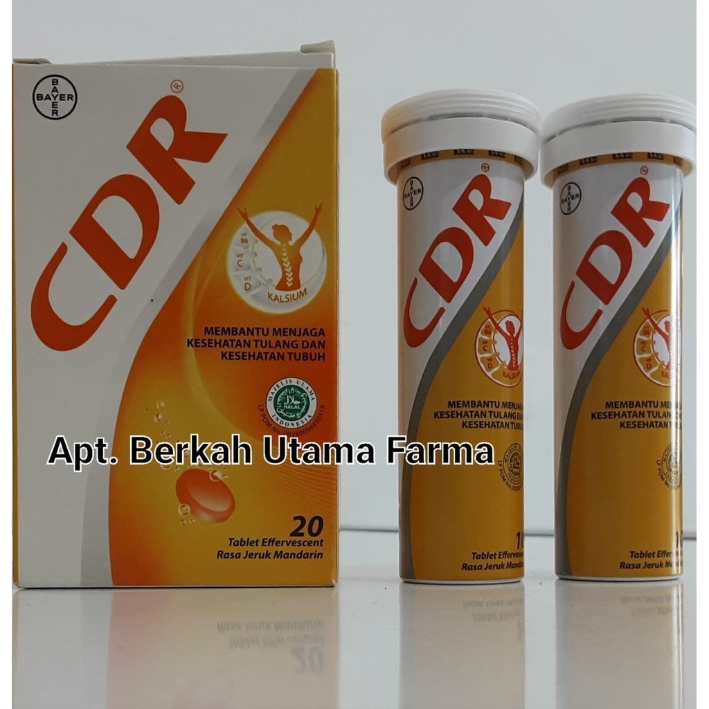 Jual CDR Tablet Effervescent isi 20 | Shopee Indonesia
