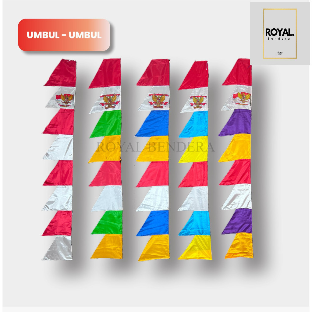 Jual (5PCS) BENDERA UMBUL UMBUL GARUDA | Shopee Indonesia