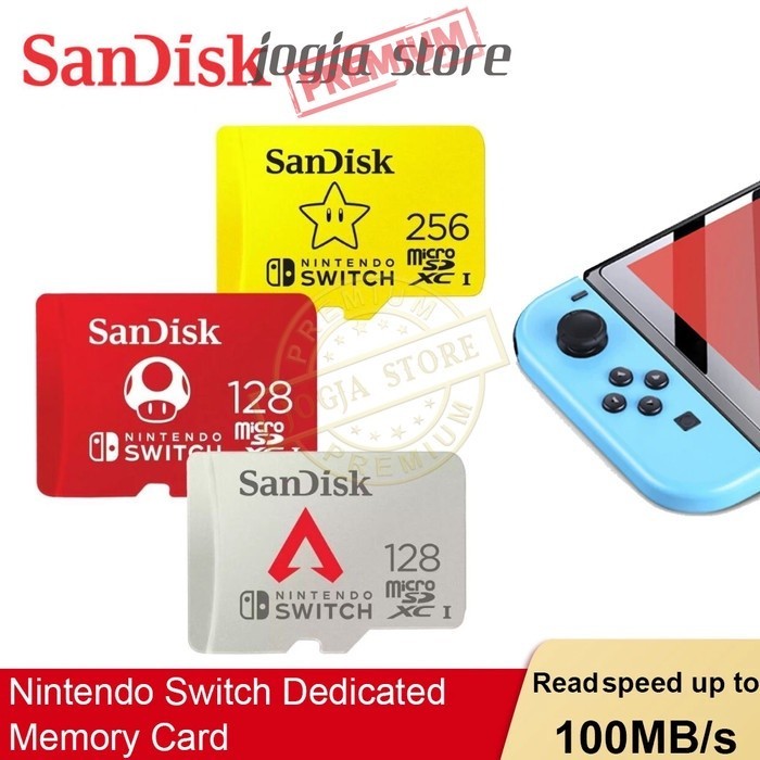 Jual SanDisk MicroSDXC Card Nintendo Switch 128GB 256GB 100MB/s Mario ... Jual SanDisk MicroSDXC Card Nintendo Switch 128GB 256GB 100MB/s Mario ...