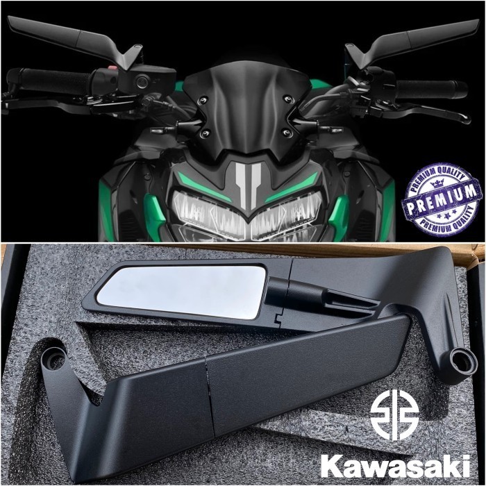 Jual spion winglet premium motor kawasaki z250 ninja 150 klx z125 w170 ...
