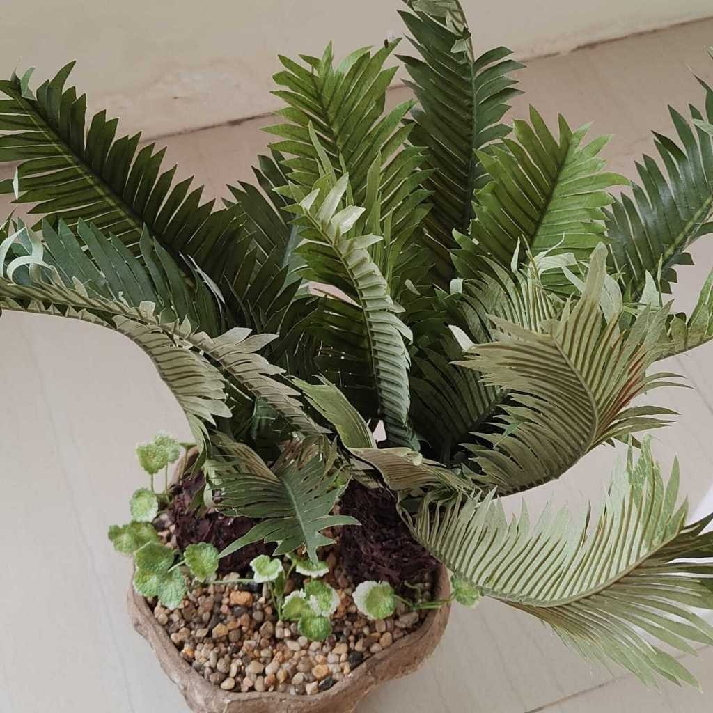 Jual JB - Pohon Palem Sagu Dekorasi Bahan Plastik Tanaman Daun ...