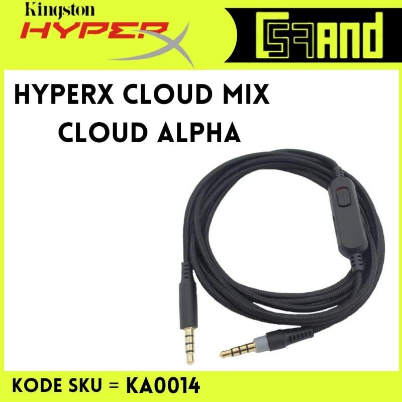 Jual Kabel HyperX Cloud Mix Cloud Alpha Hyper X Kabel Aux Gaming ...