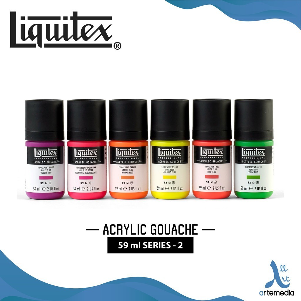Jual Cat Akrilik Liquitex Acrylic Gouache 59ml Series 2 Color Paint ...