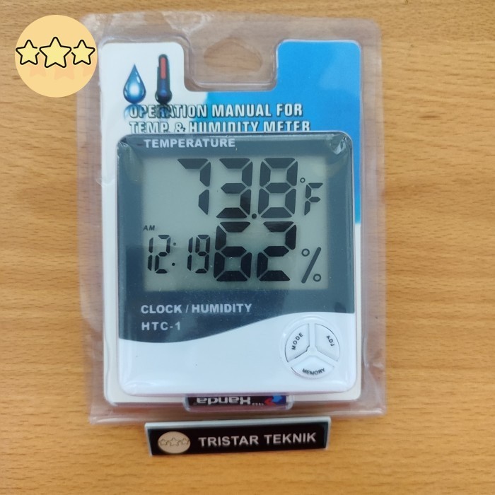 Jual HTC-1 HYGROMETER THERMOMETER DIGITAL HTC1 HTC 1 PENGUKUR SUHU ...
