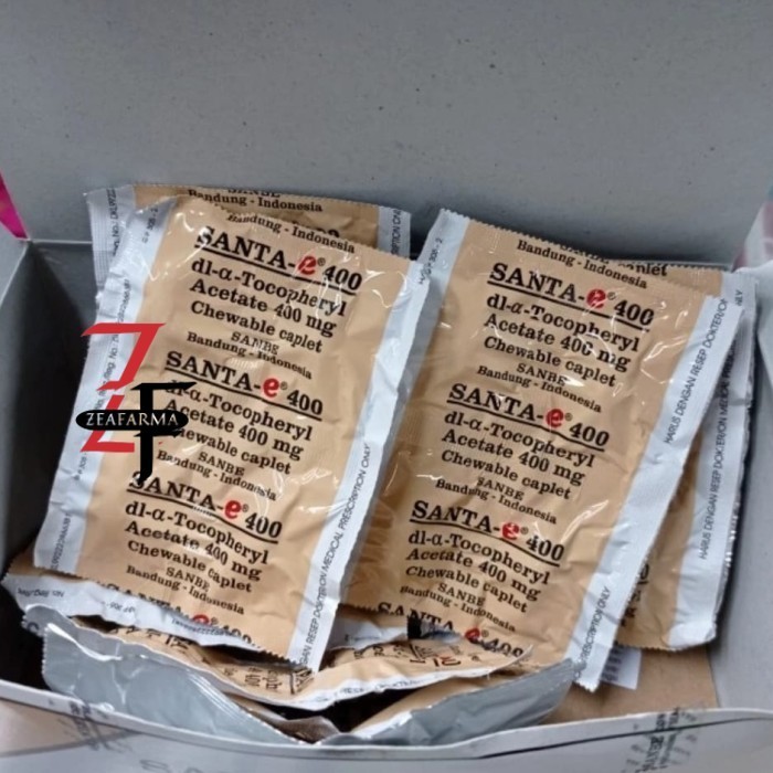Jual SANTA E 400 iu Strip 4 Kaplet -(terjangkau & original) | Shopee ...