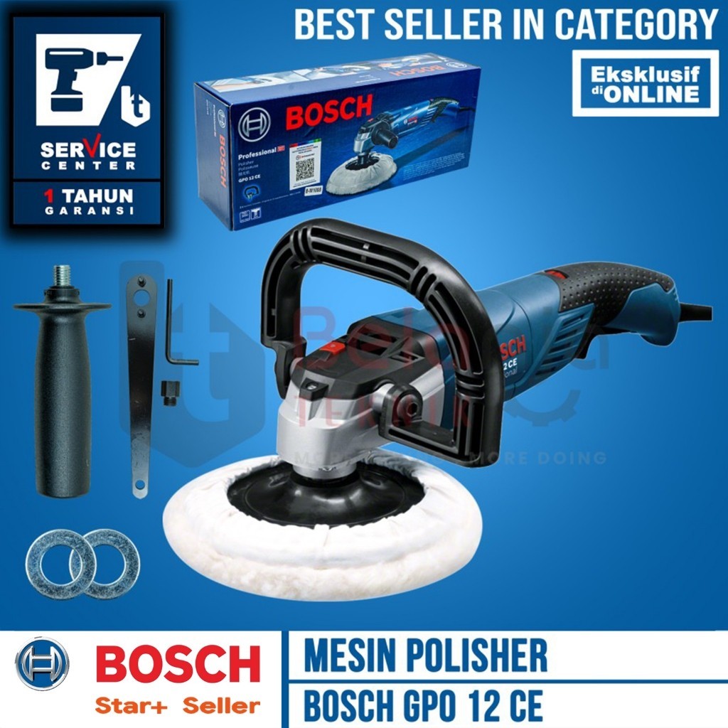 Jual Bosch Mesin Poles Mobil GPO 12 CE Polisher 7 Inch 1250 Watt ...