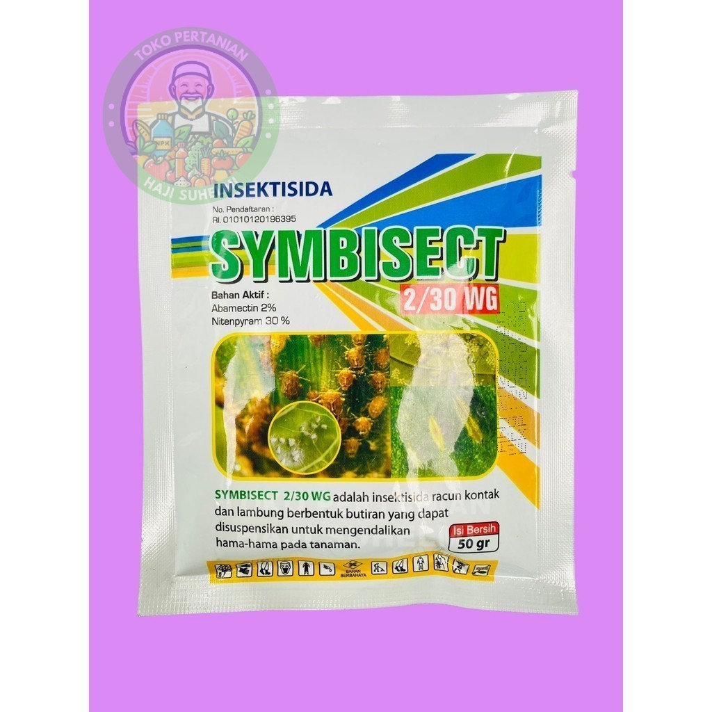 Jual Insektisida SYMBISECT 2/30 WG isi 50gr dr CV Sararea Panen Raya ...