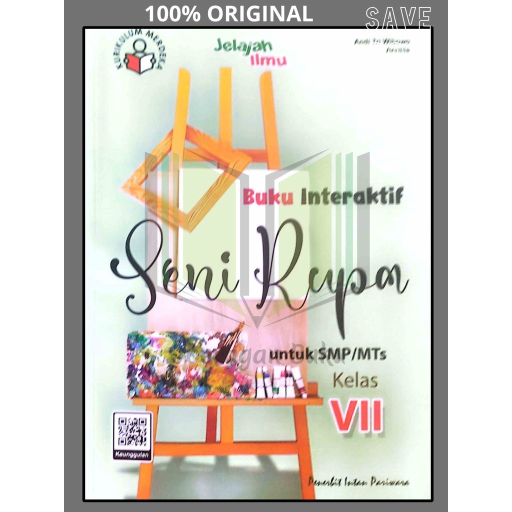 Jual Buku Paket Interaktif Seni Rupa SMP Kelas 7 Kurikulum Merdeka Intan pariwara Tahun 2024 ...