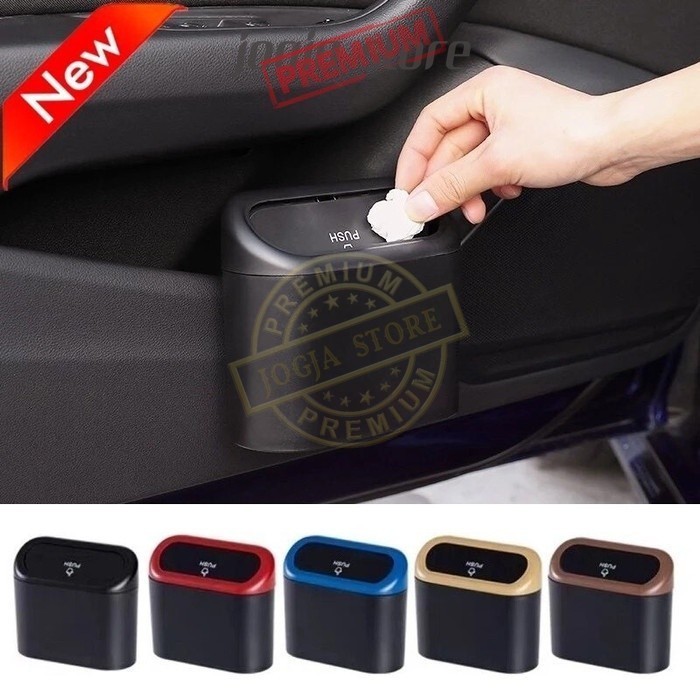 Jual Tempat Sampah Mobil Portable Car Push Trash Bin Mini Gantung ...