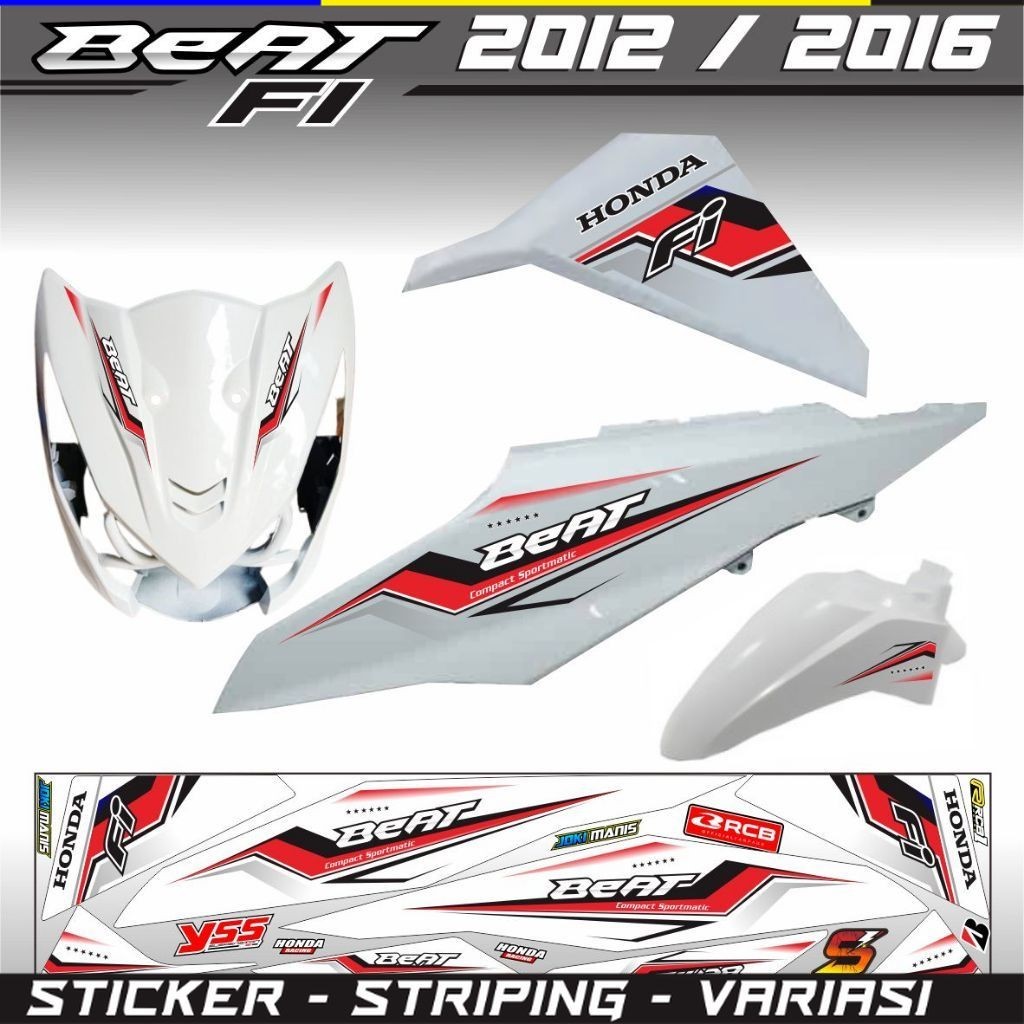 Jual STIKER MOTOR / STRIPING MOTOR BEAT FI / VARIASI STICKER HONDA BEAT ...