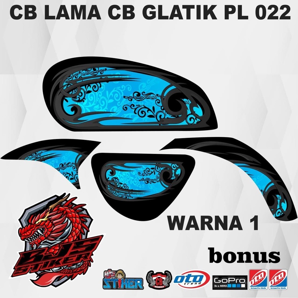 Jual striping cb - striping sticker stiker polet lis CB 100 CB LAMA CB ...