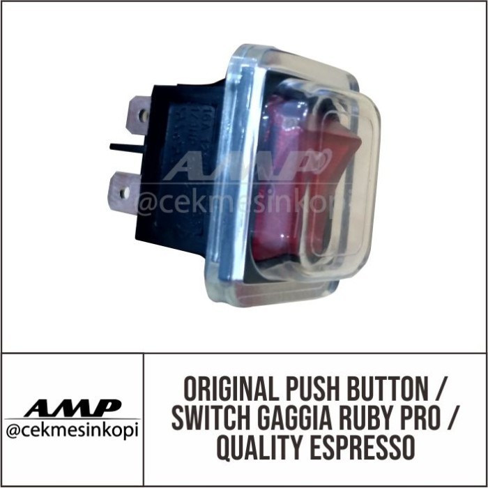 Jual Original Push Button / Switch Gaggia Ruby Pro / Quality Espresso | Shopee Indonesia