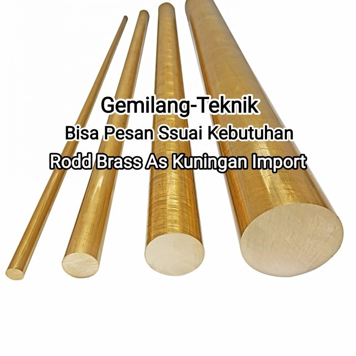 Jual as kuningan 5mm X 50cm / Kuningan bulat padat / as Kuningan Brass ...