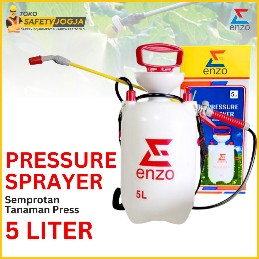 Jual Alat Penyemprot Tanaman Pressure Sprayer Enzo 5 Liter | Shopee ...