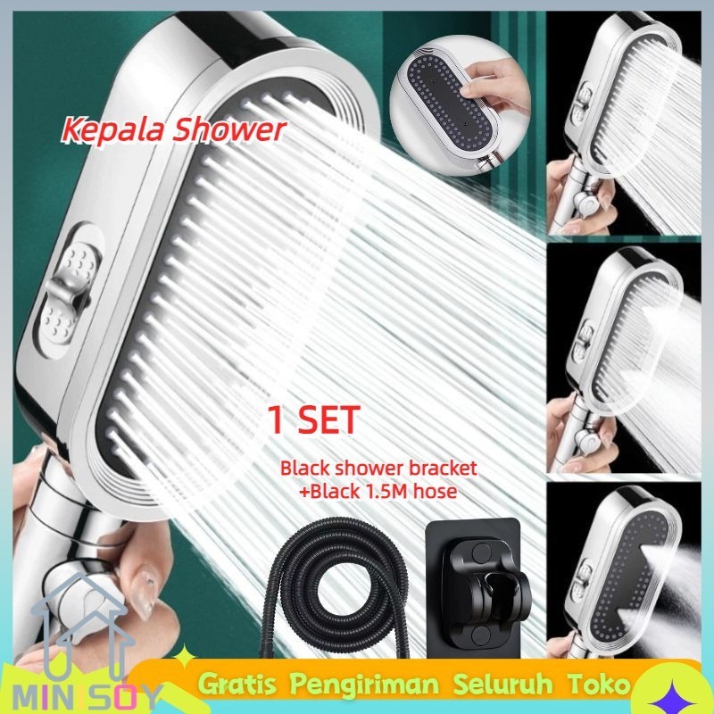 Jual 【COD】Kamar Mandi Shower 3In1 Kepala Shower Set Besar Kecepatan Aliran Air Premium Kepala ...