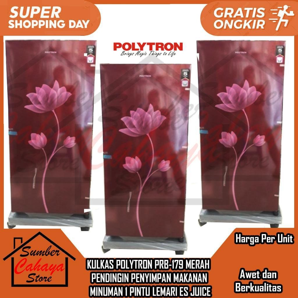 Jual promo spesail ramadah [Kargo] LEMARI ES ICE POLYTRON PRB-179 ...