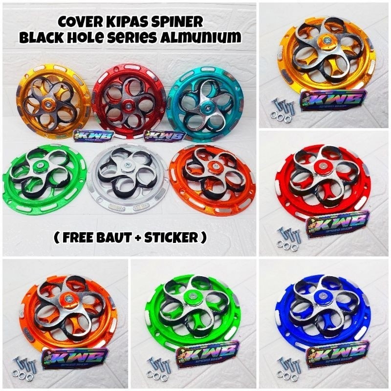 Jual Cover kipas spiner spinner cnc motif bulat black hole series pnp ...