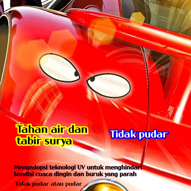 Jual Mata Setan Stiker Reflektif/Stiker Dekorasi Mobil/Stiker Dekorasi ...