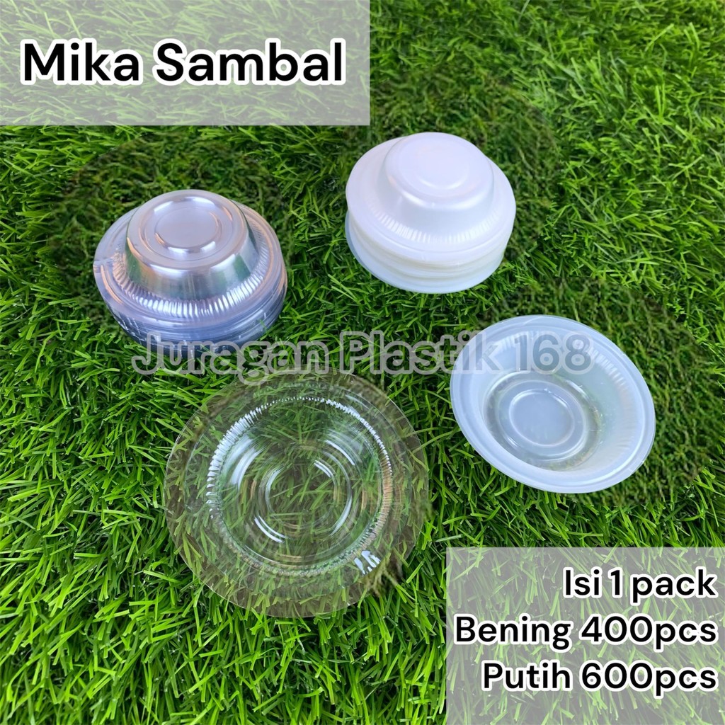 Jual Mika Sambal Tempat Saos Bening & Putih | Shopee Indonesia