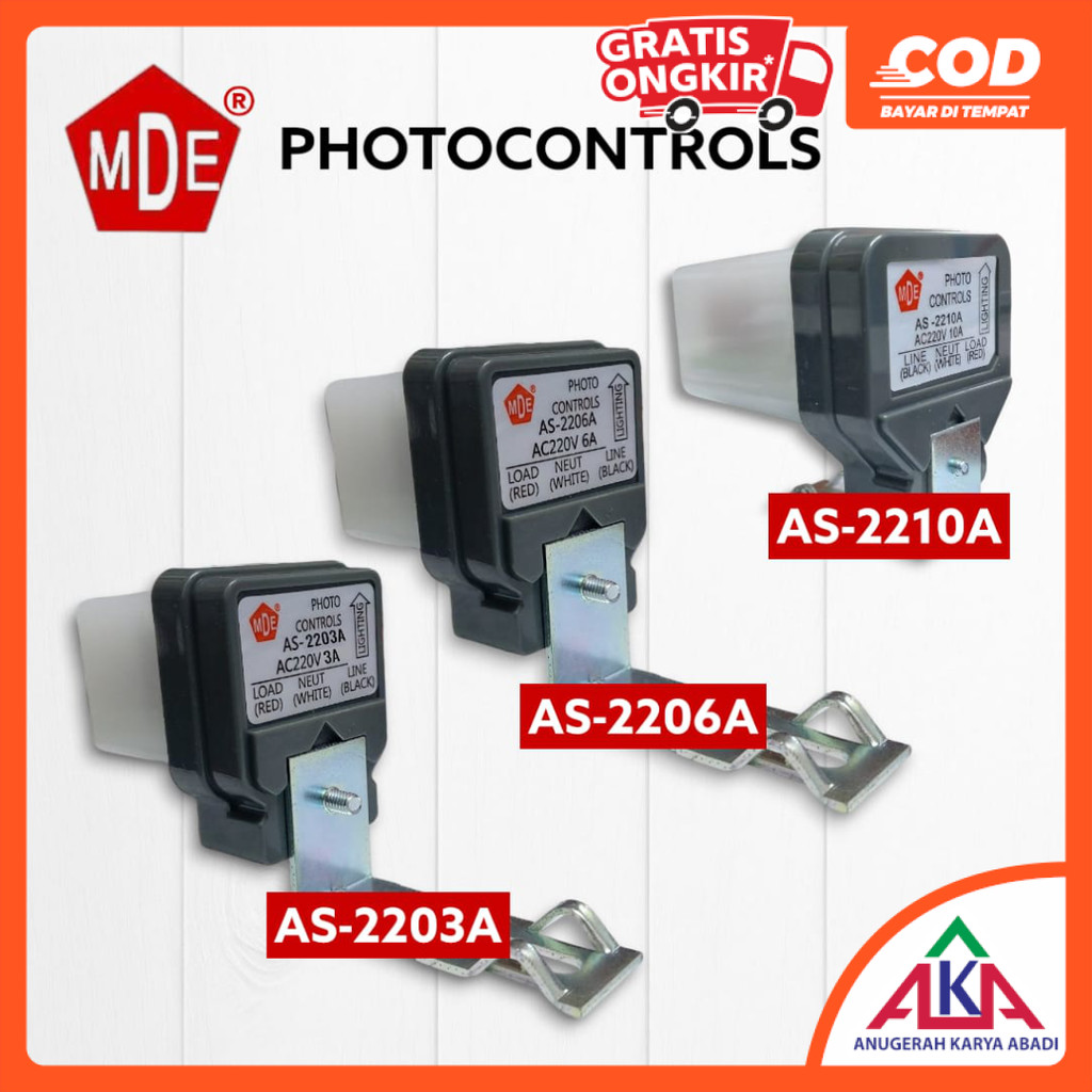 Jual MDE Photocell / Fotosel / Photo Controls Saklar Switch Lampu ...