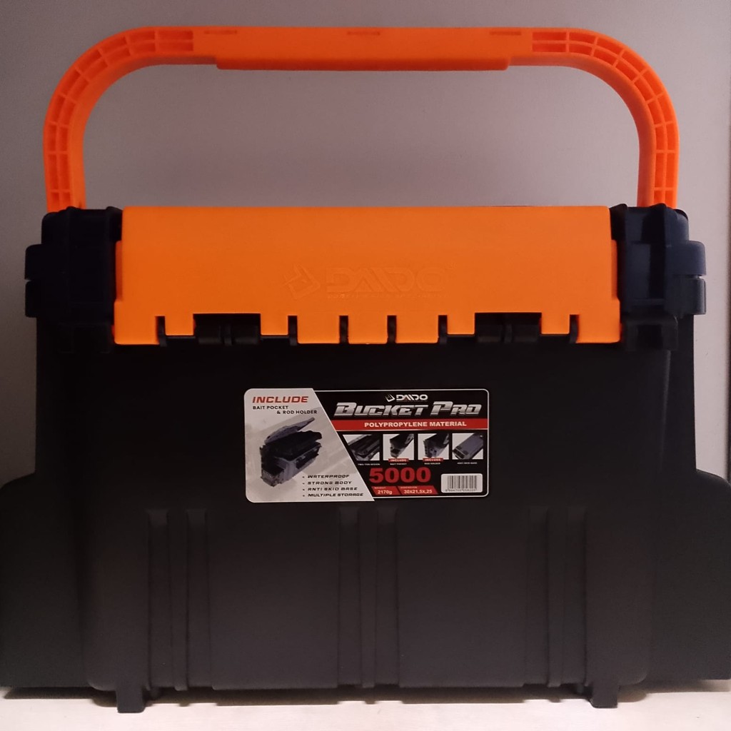 Jual DAIDO BUCKET PRO 6L 12L 5000 7000 TACKLE BOX BOX PERALATAN PANCING ...