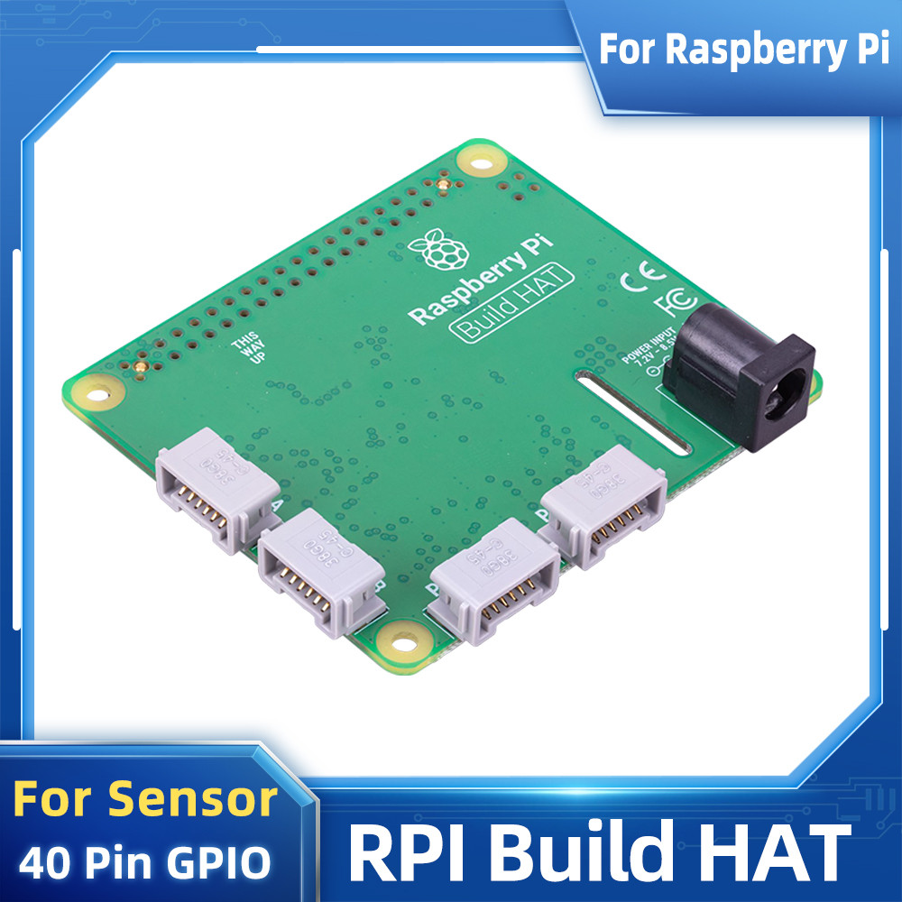 Jual Official Raspberry Pi Build HAT Supports Motor Sensor 40 Pin GPIO Expansion Board for ...
