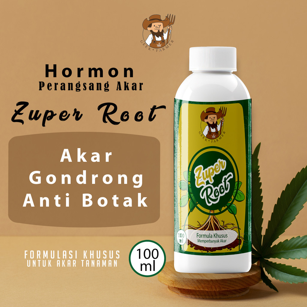 Jual Zuper Root 100ml Hormon Perangsang Akar Geek Farmer | Shopee Indonesia