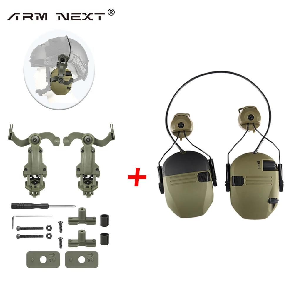 Jual New Tactical Headset Hunting Shooting Noise Cancelling Headphones ...